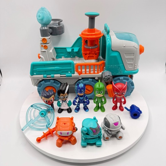 Hasbro | Toys | Pj Masks Romeo Catboy Bot Builder Toy 2 In Play Set ...